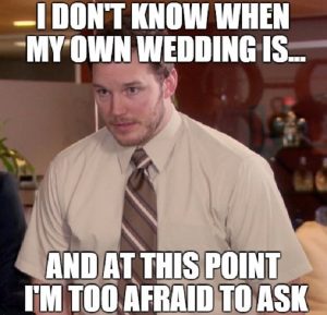 30 Funny Wedding Memes for The Bride And Groom – SheIdeas