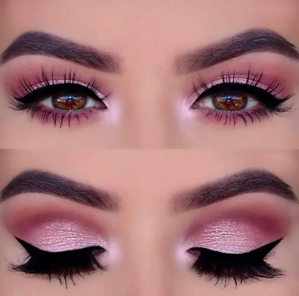 45 Pink Eye Makeup Looks to Make You Feel Dolled Up – SheIdeas